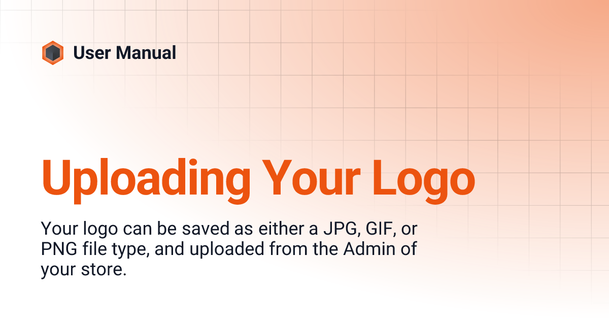 Uploading Your Logo | User Manual