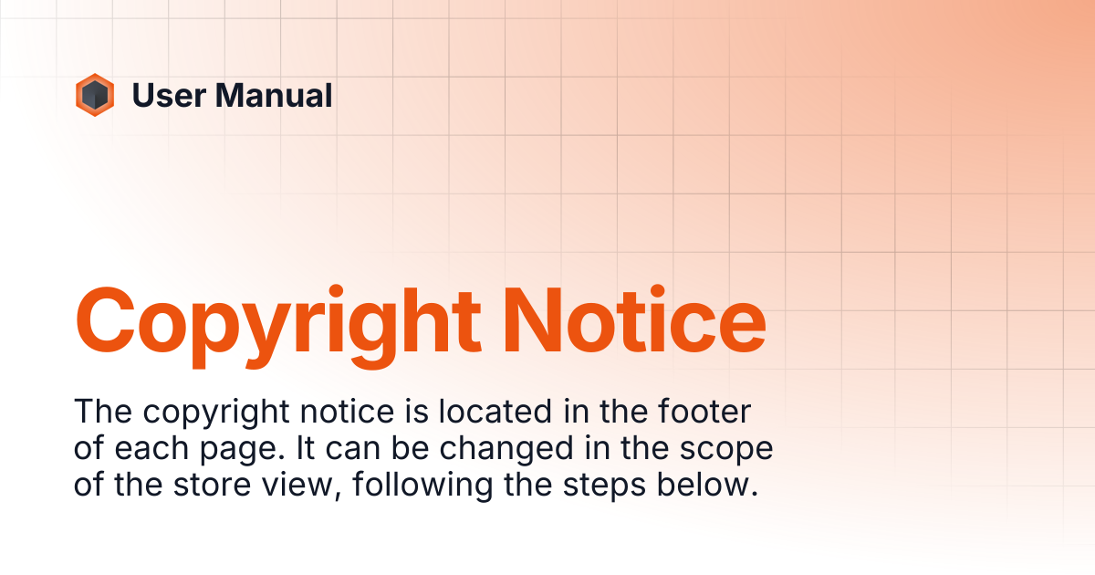 Copyright Notice | v5.3.5 | User Manual